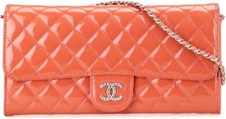 Chanel sac porté épaule Brilliant East West Wallet On Chain (2010-2011) - Rouge