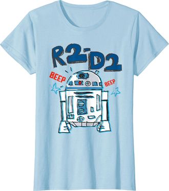 Star Wars R2-D2 Rebel Droid Doodle T-Shirt T-Shirt