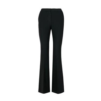 Simona Corsellini Schwarze Flare-Hose mit Seitentaschen - - Trousers - Damen - Schwarzk - M