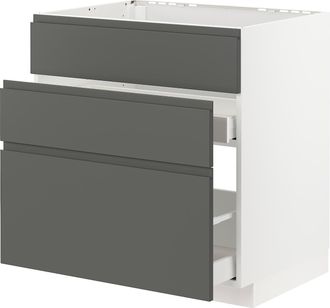 IKEA METOD / MAXIMERA Unterschr. f Spüle/3 Fronten/2Sch