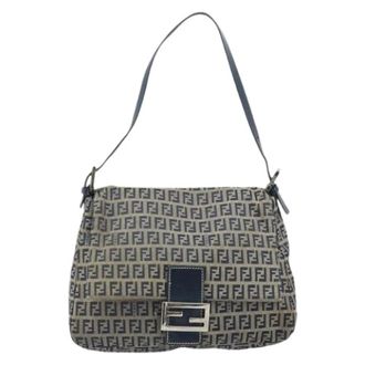 Fendi Pre-owned Canvas Schultertasche - - Pre-owned - Damen - Blau - ONE SIZE
