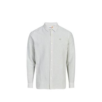 Timberland Chemise ray&eacute;e droite en coton et lin