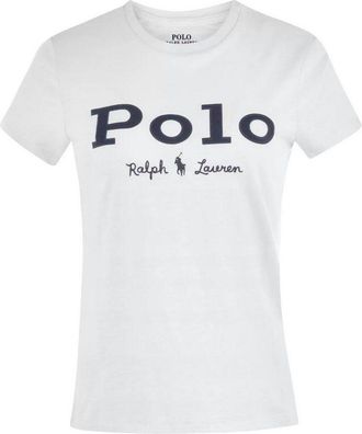 Polo Ralph Lauren T-Shirt Retro Signature Logo L Hochwertiges Baumwolljersey. Weich, atmungsaktiv,langlebig