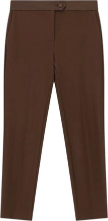 Imperial Femme, Pantalons, Brun, Taille: 44 FR Pvn2Law Cropped Pantalons