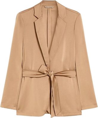 Pennyblack Femme, Vestes, Beige, Taille: 40 FR Blazer en doppio raso