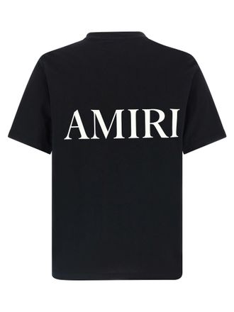 Amiri Logo-Print Cotton T-Shirt - Black