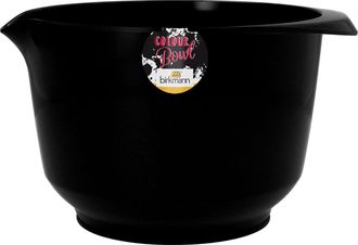 RBV BIRKMANN Birkmann, Colour Bowls, Rühr- und Servierschüssel, 3,0 Liter, kratzfest, standfest, nachhaltig, schwarz
