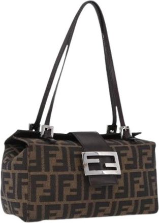 Fendi Pre-owned Vintage Zucca Hand Bag - - Pre-owned - Damen - Braun - ONE SIZE