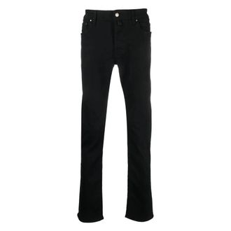 Jacob Cohen Schwarze Gerades Jeans - - Jeans - Herren - Schwarzk - W35