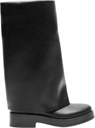 Casadei Femme, Chaussures, Noir, Taille: 37 1/2 EU Charlie High Boot