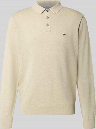 Fynch-Hatton Strickpullover mit Polokragen und Knopfleiste