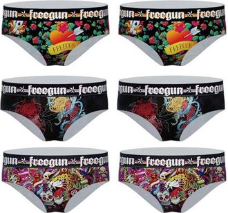 Freegun Lot de 6 Boxers Femme (L, Pack Summer)