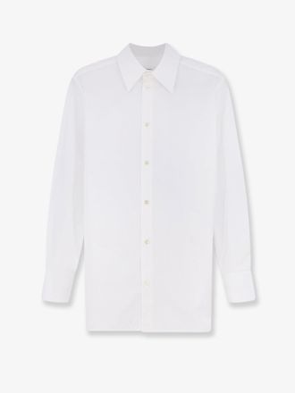 Saint Laurent Cotton shirt with Cassandre embroidery - SAINT LAURENT - gender_Woman