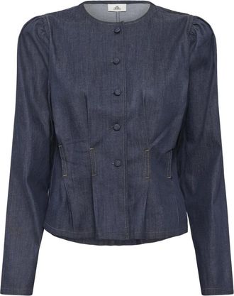 Karen by Simonsen Damen, Blusen & Hemden, Blau, XLGr&ouml;&szlig;e