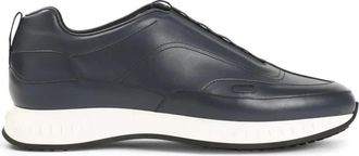 John Lobb Low-Top Sneaker - Leather Sneakers With Rubber Sole - Gr. 10 - in Grau - für Damen