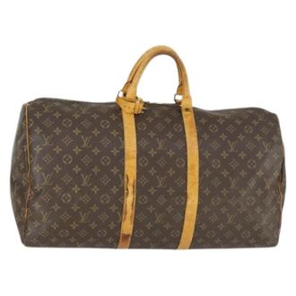Louis Vuitton Pre-owned Canvas Weekend Bag - - Pre-owned - Damen - Braun - ONE SIZE