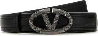 Valentino Garavani VLogo Signature Gürtel - Schwarz