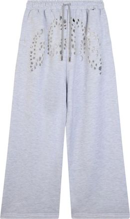 GCDS Gcds - Pantalons de surv&ecirc;tement &agrave; logo laser - Homme - Pantalons - Gris - Taille: S