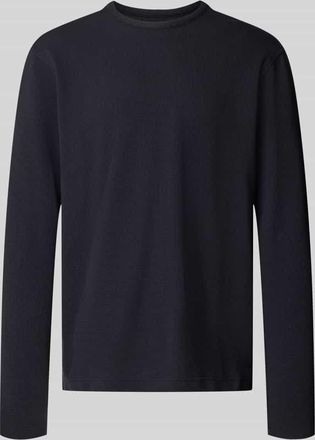 Mc Neal Longsleeve mit Strukturmuster und Rundhalsausschnitt