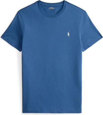 Ralph Lauren Leichtes T-Shirt mit Pony-Stickerei, Custom Slim Fit in