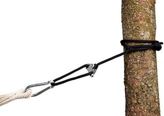 Amazonas Sandals Smartrope Black wasserfeste verstellbare Aufhängung für Hängematten und Hängesessel 320 cm bis 150 kg pro Seil schwarz