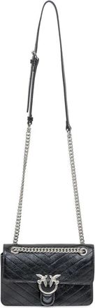 Pinko Pinko, Femme, Sacs, Noir, Taille: ONE Size Love Mini Puff Bag