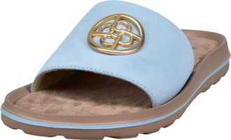 Bugatti Damen Sandaletten, Frauen Sandalen,Sommersandalen,bequem,flach,Sommerschuhe,Freizeitschuhe,offene Schuhe,Light Blue (4200),37 EU/EU UK
