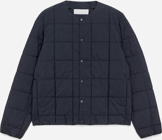 Arket Leicht Wattierte Jacke -Blau