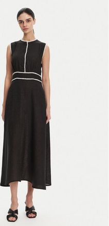 ICONA Sommerkleid RP5LE007 Schwarz Regular Fit