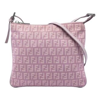 Fendi Pre-owned Canvas Crossbody Bag - - Pre-owned - Damen - Rosa - ONE SIZE