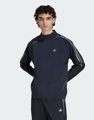 adidas Originals F50 - T-shirt ajust&eacute; en jersey &agrave; manches longues - Noir