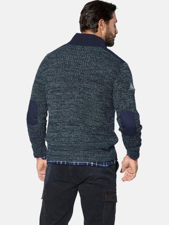 Jan Vanderstorm Strickpullover BJORNBERG mit Ellenbogen-Patches