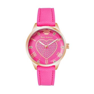 Juicy Couture Femme, Accessoires, Rose, Taille: ONE Size Montre Multicolore Polipriel Rose Métal