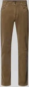Bugatti Straight Fit Cordhose aus elastischem Baumwoll-Mix