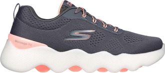 Skechers Go Walk Sneaker f&uuml;r Damen, Netzmaterial (Grau/Pink)