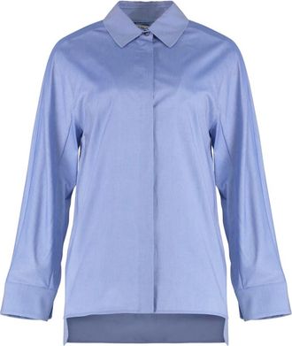Max Mara Femme, Blouses et Chemises, Bleu, Taille: 38 FR Conero Oxford Shirt