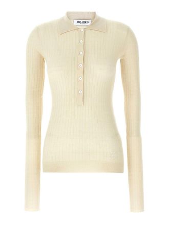 The Attico Cardigan - Blanc