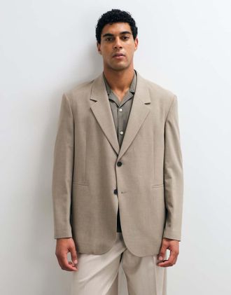 Asos Mix & Match Oversize-Anzugsjacke in Grau
