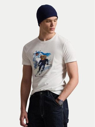 Polo Ralph Lauren T-Shirt 710P07343001 Wei&szlig; Regular Fit