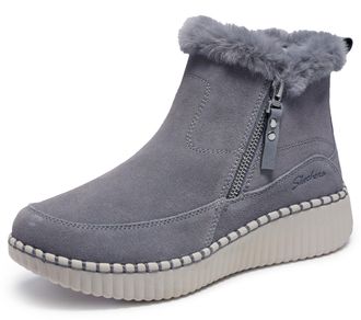 Skechers Wilshire Blvd Damen Fresh Zip, GRAU, 36.5 EU