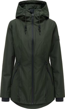 Navahoo Damen &Uuml;bergangsjacke Blumentanz mit Kapuze