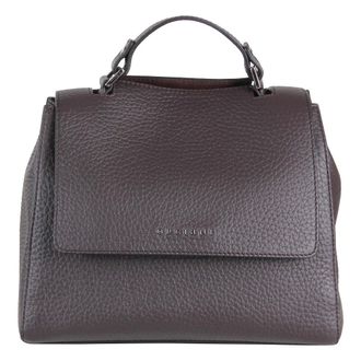 Orciani Sveva Soft Petit Sac &agrave; Main - Femme - Sacs - Brun - Taille: ONE Size