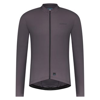 SHIMANO Element L.s. Unisex Trikot Pullover, braun, L