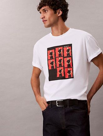 Calvin Klein T-shirt relaxed avec imprim&eacute; graphique Kate Moss