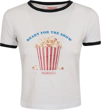 Fiorucci Femme, Tops, Blanc, Taille: 38 FR Fiorucci T-shirts et polos Blanc