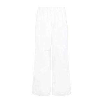 Jil Sander Homme, Pantalons, Blanc, Taille: L Pantalon en coton