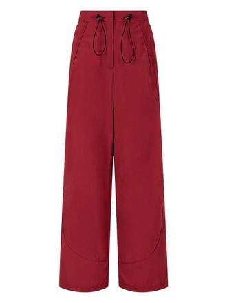 TOMBOY Wide-Leg-Hose mit Kordelzug - Rot