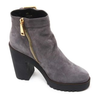 Hogan Italienische Lederstiefelette - - Shoes - Damen - Grau - 35 EU