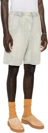 Acupuncture Acupuncture, Homme, Shorts, Bleu, Taille: L Patch Work Short