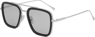 Generic Lunettes De Soleil Carr&eacute;es Polaris&eacute;es &Agrave; Grande Monture, Tendance, For Hommes Et Femmes, Id&eacute;ales For Les F&ecirc;tes, Les Photos De Vacances Et Le Sport.(Gra